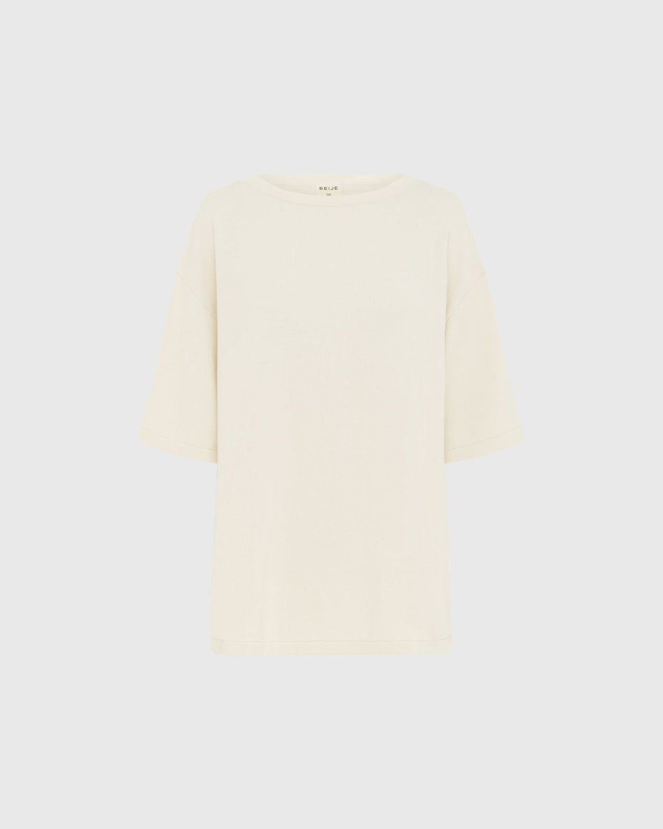 Knit Tee Ecru – Studio Beije
